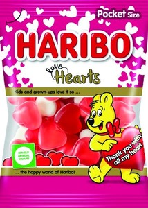 Haribo 100g Love Hearts